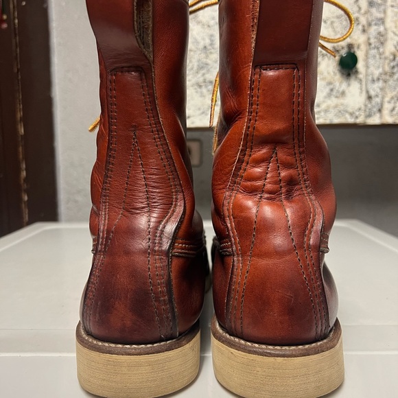 Red Wing Shoes | Shoes | Vtg 8s 90s Irish Setter Moc Toe Boots 877 Oro ...